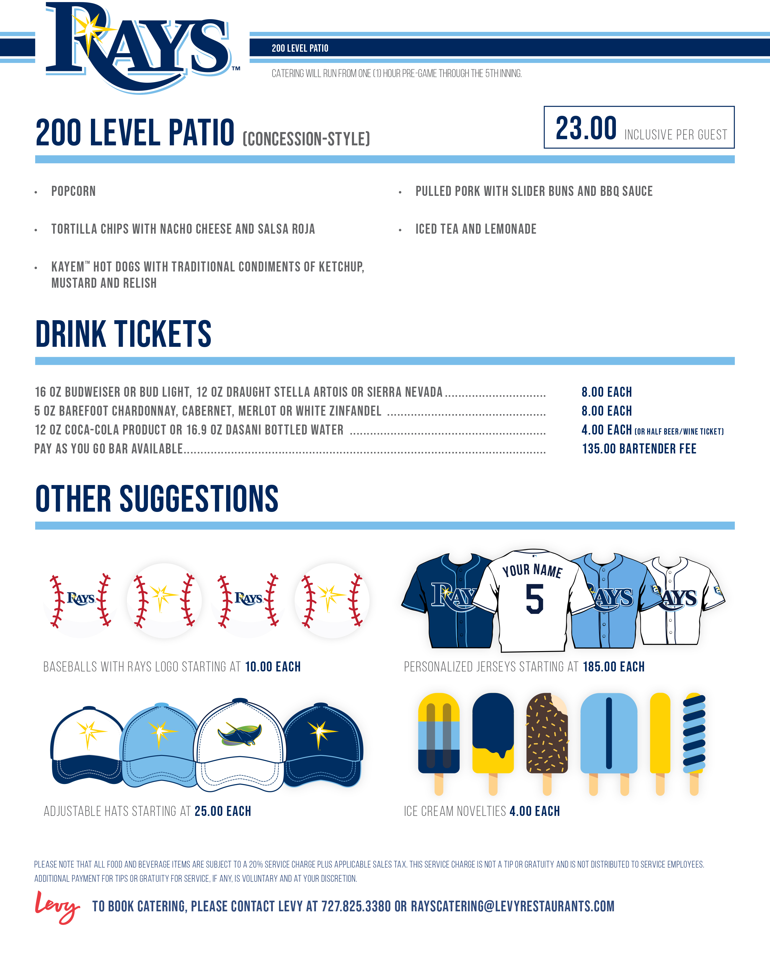 Catering | Tampa Bay Rays