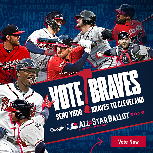 The all-new 2019 Google MLB All-Star Ballot is now open! #VOTEBRAVES 🌟 ...